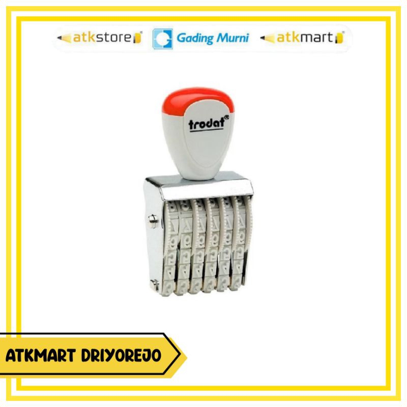 Jual TRODAT STEMPEL ANGKA 1536 3MM 6 DIGIT PROMO | Shopee Indonesia