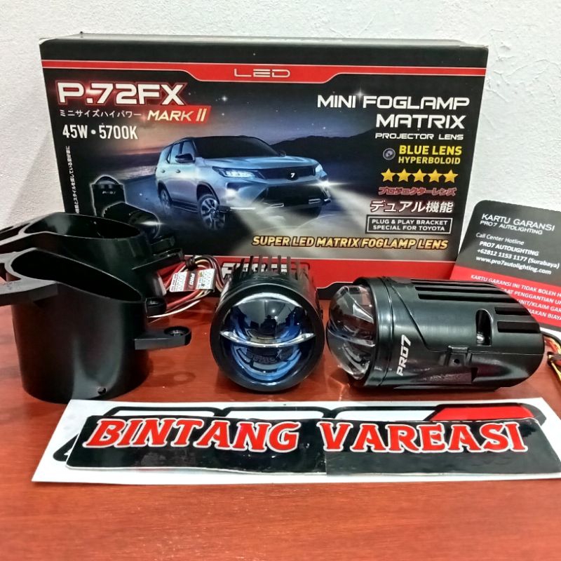 Jual PRO7 P72FX FOGLAMP BILED PROJECTOR LASER 2 INCH PRO 7 P72FX MARK ...