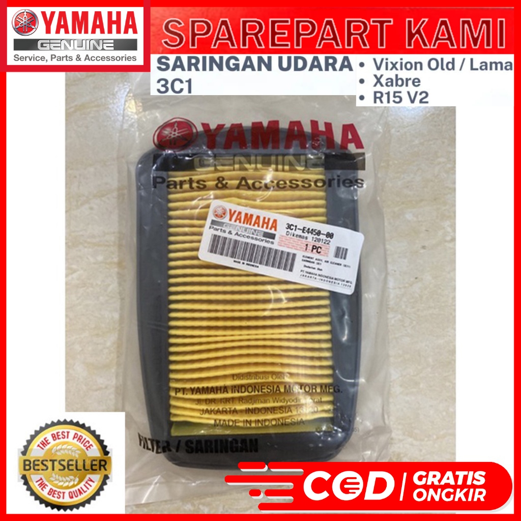 Jual FILTER UDARA ELEMENT ASSY AIR CLEANER VIXION OLD LAMA XABRE R15 V2 ...