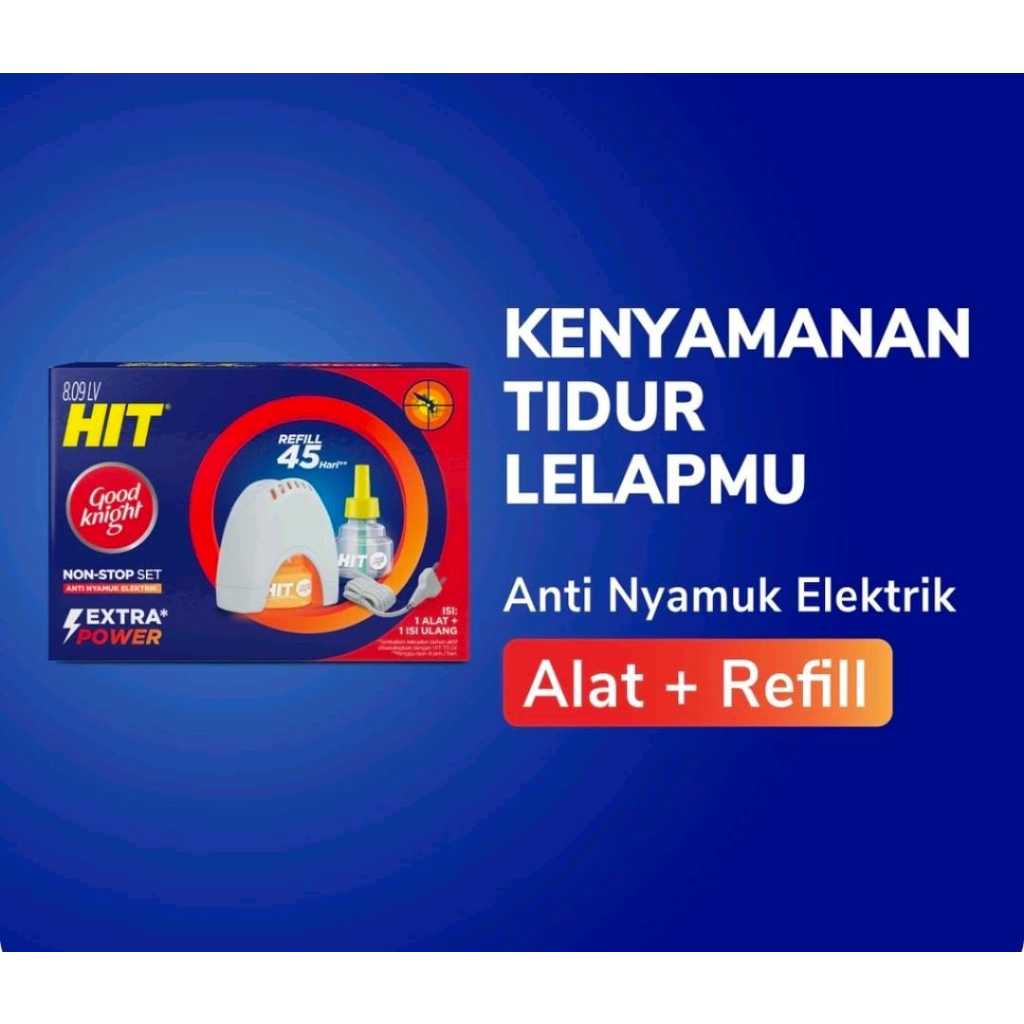Jual Hit Good Knight Non Stop/Xpress Set - Obat Nyamuk Elektrik (ALAT ...