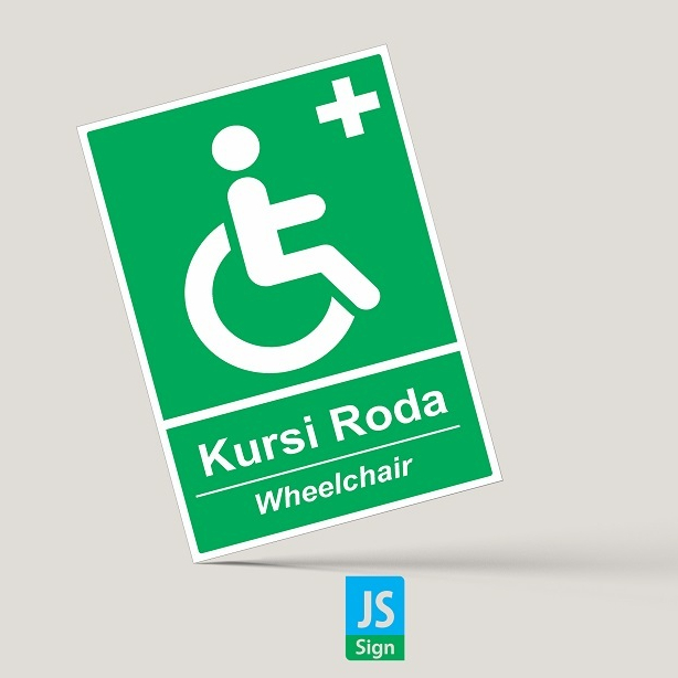 Jual STICKER K3 SAFETYSIGN - KURSI RODA | Shopee Indonesia