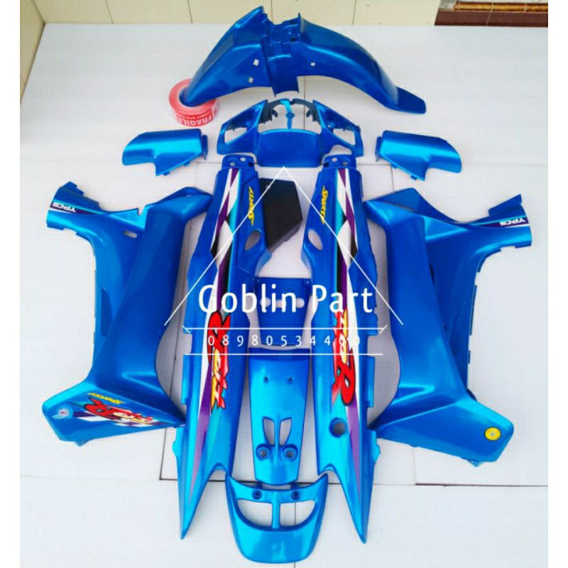 Jual Cover Body Fullset Halus Fizr F1zr Tahun 97 98 Biru Relaxa, Hitam ...
