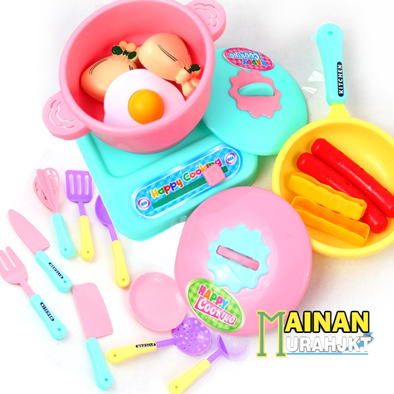Jual MAINAN ANAK MURAH HAPPY KITCHEN YK13 MAINAN MASAK-MASAKAN ANAK 1 ...