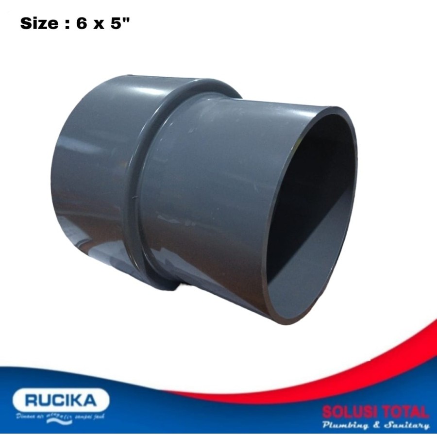 Jual Vlok Sock Reducer D 6 x 5 Inch Increaser D 6 x 5" Rucika | Shopee ...