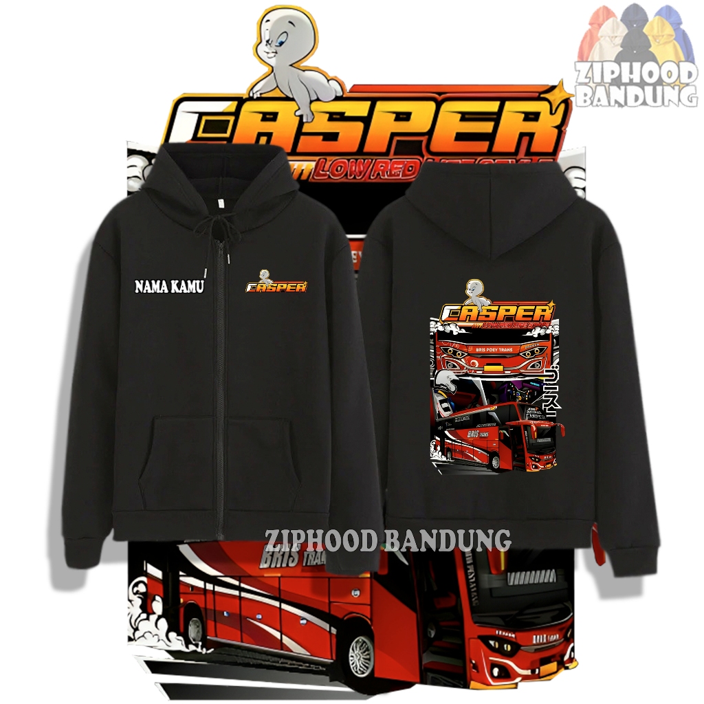 Jual ZIPHOOD BANDUNG - Jaket Sweater Zipper Anak Gambar Bus Telolet ...