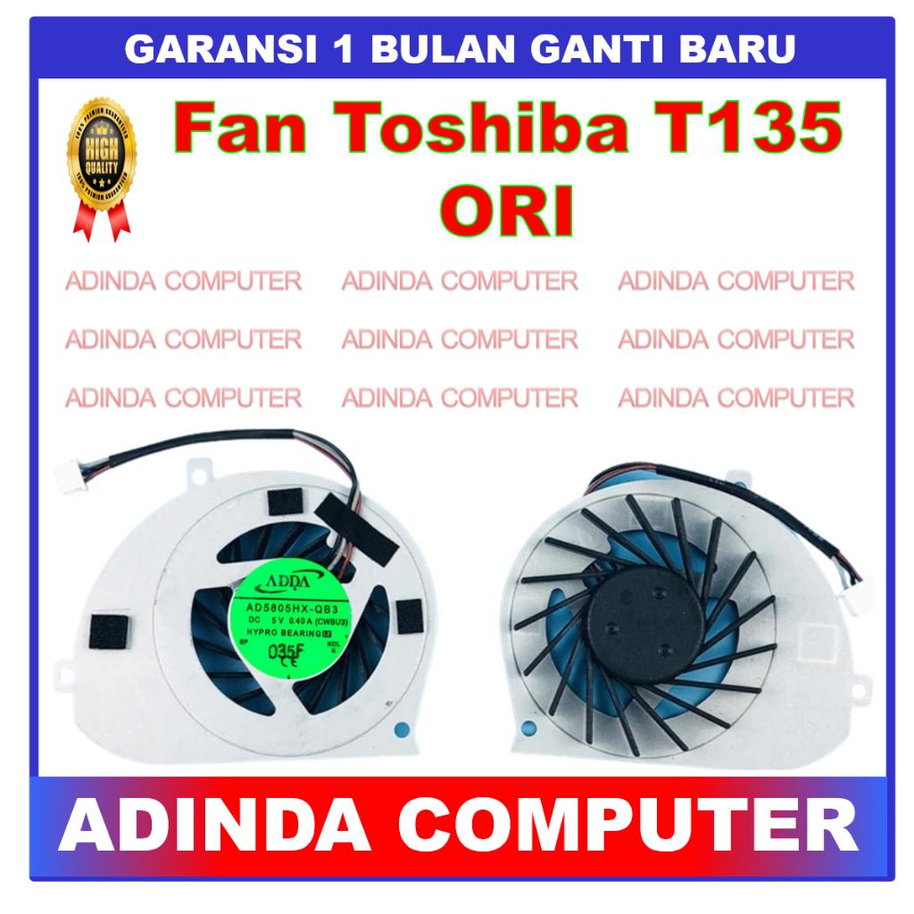 Jual Fan Toshiba T135 T130 T133 T135D ORI | Shopee Indonesia