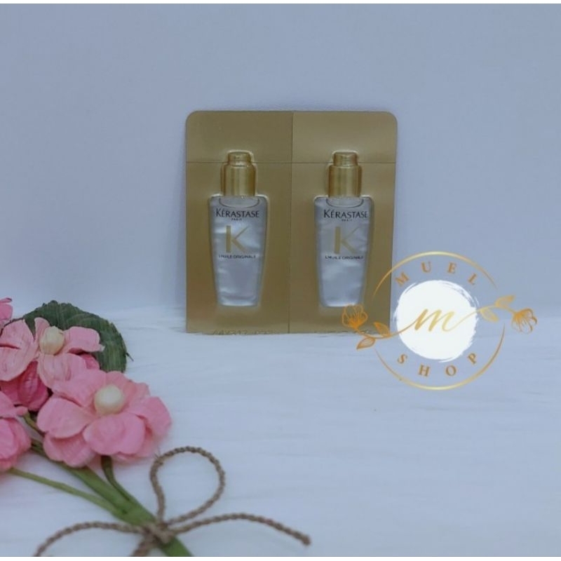 Jual KERASTASE Elixir Ultime Original Hair Serum Kemasan : 4 ml = 2 ml ...