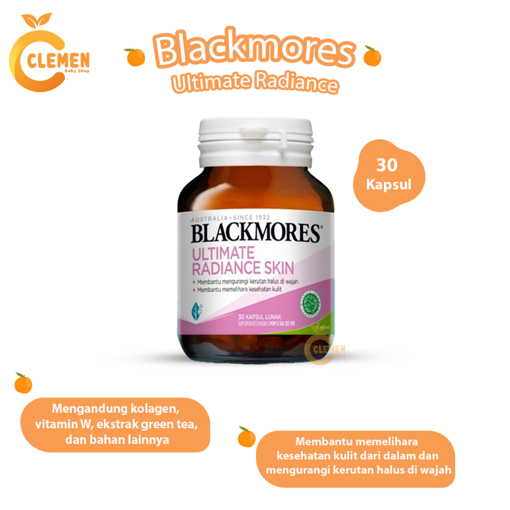 Jual Blackmores Ultimate Radiance Skin (Suplemen Kolagen) | Shopee ...