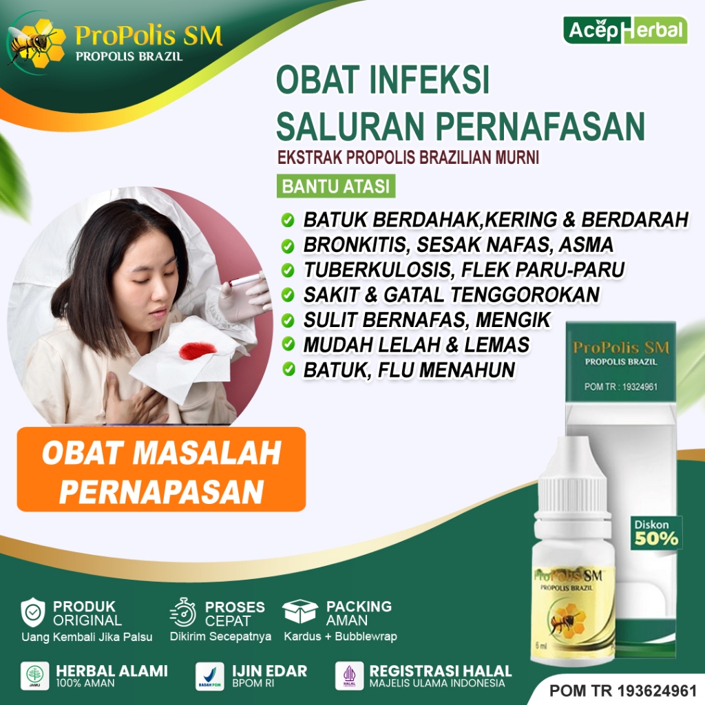 Jual Obat Infeksi Saluran Pernapasan Bronkitis Tubuerkulosis TBC Paru ...