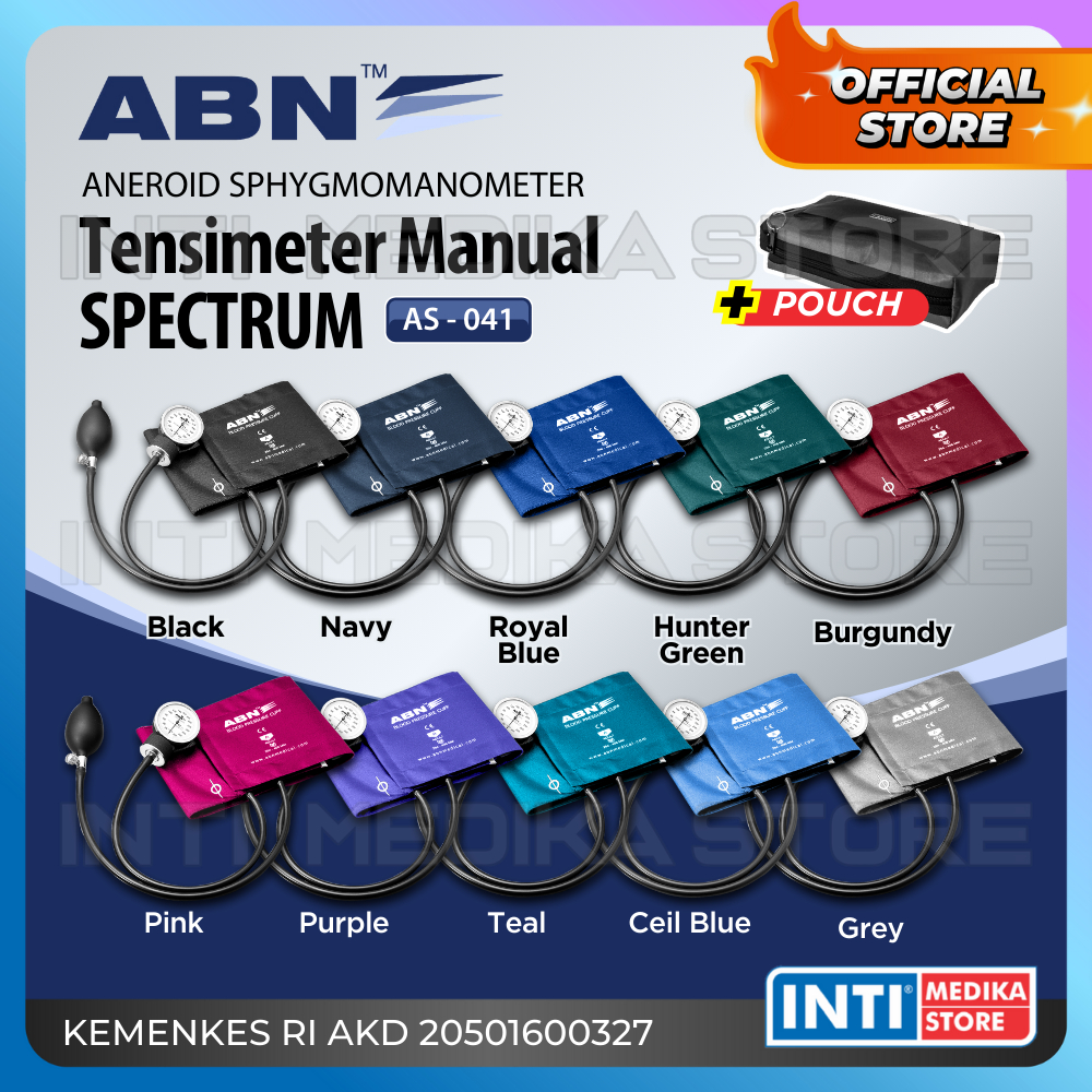 Jual ABN - Tensimeter Manual SPECTRUM Aneroid AS 041 | Tensi Darah ...
