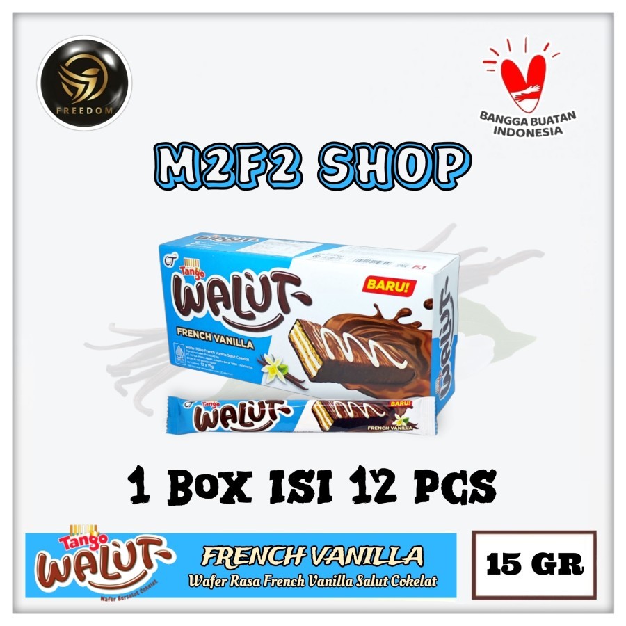 Jual Tango Wafer Walut French Vanilla | Vanila Salut Cokelat Sachet ...