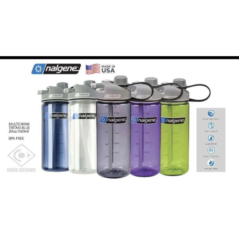 Jual Botol Minum Nalgene Multidrink 560 Ml original | Shopee Indonesia