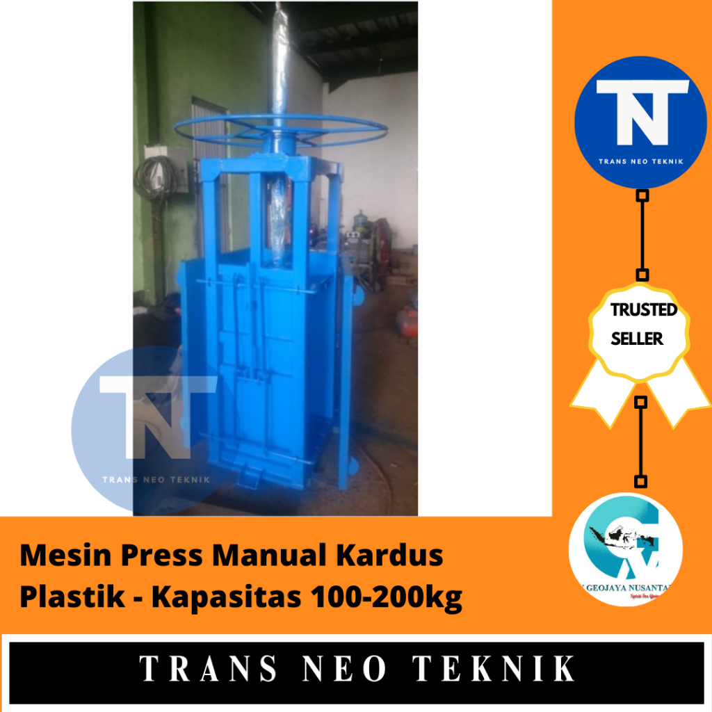 Jual Mesin Press Manual Kardus Plastik - Kapasitas 100-200kg | Shopee ...