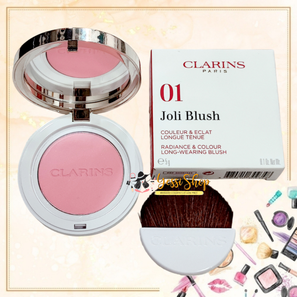 Jual Clarins Joli Blush No. 01 Cheeky Baby 5 gram | Shopee Indonesia