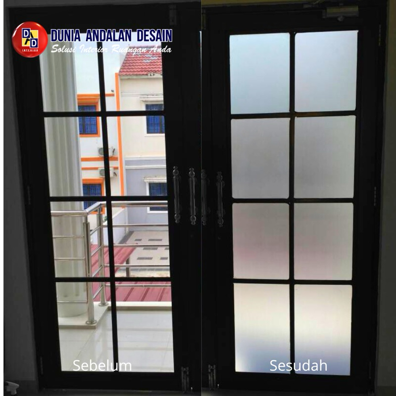 Jual Sticker Kaca Sandblast Polos Stiker Kaca Buram Blur Tidak Tembus ...