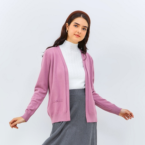 Jual Cardigan Rajut Wanita BO9019 High Quality | Shopee Indonesia