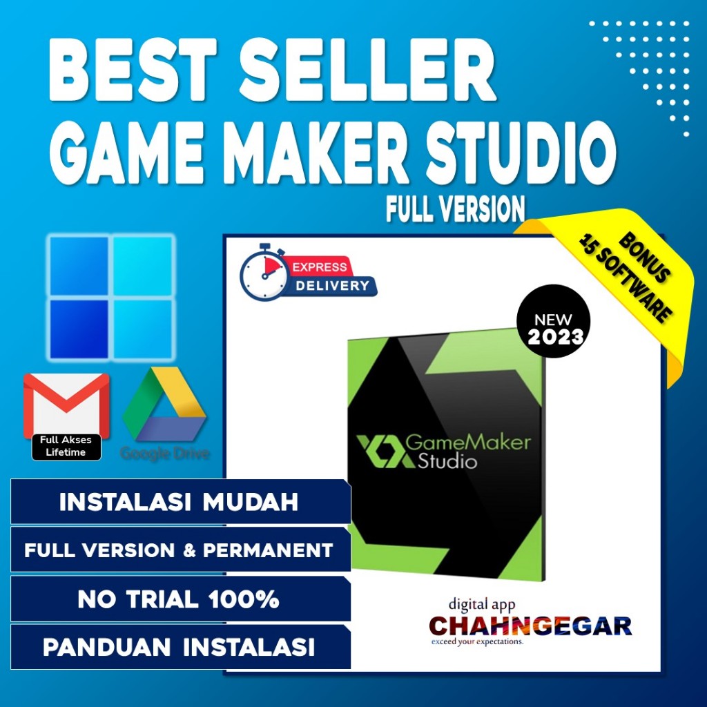 Jual GameMaker Studio Ultimate 2022 Full Version Lifetime | Shopee ...
