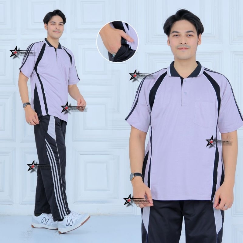 Jual Baju Olahraga Lengan Pendek One Set Pria Wanita / Setelan Baju ...