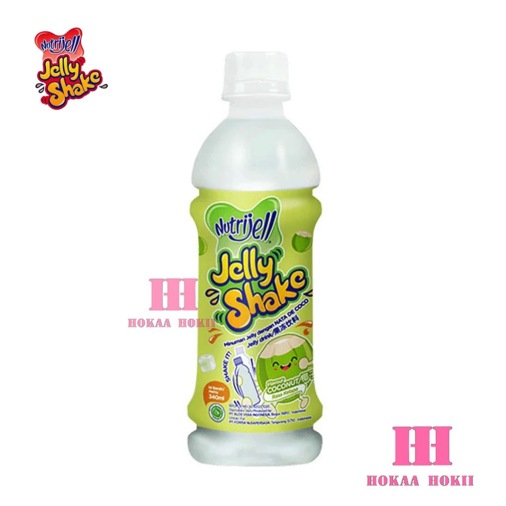 Jual Nutrijell Jelly Shake Minuman Jelly Rasa Coconut 340ml | Shopee ...