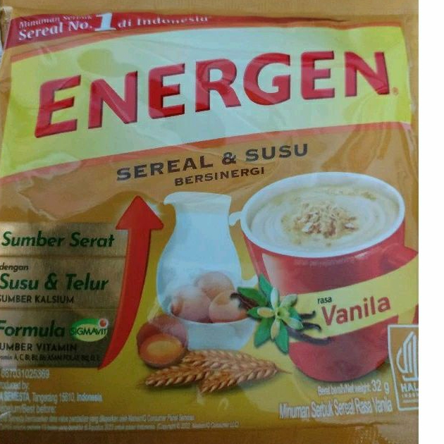 Jual energen sereal rasa vanila ( 5 sachet ) | Shopee Indonesia