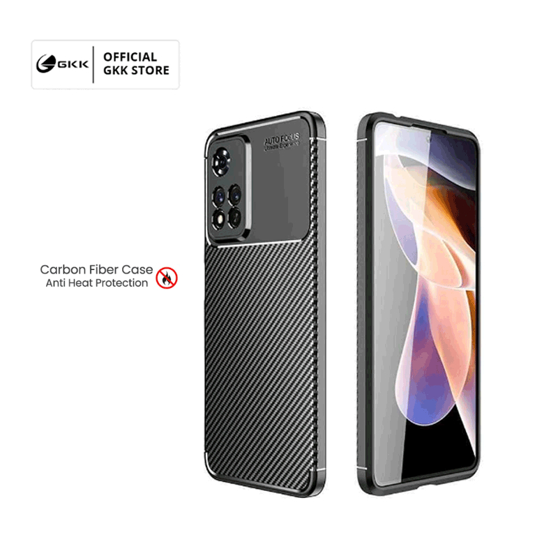 Jual GKK Casing Redmi Note 11 11s 11 PRO 4G 5G Carbon Fiber Softcase ...