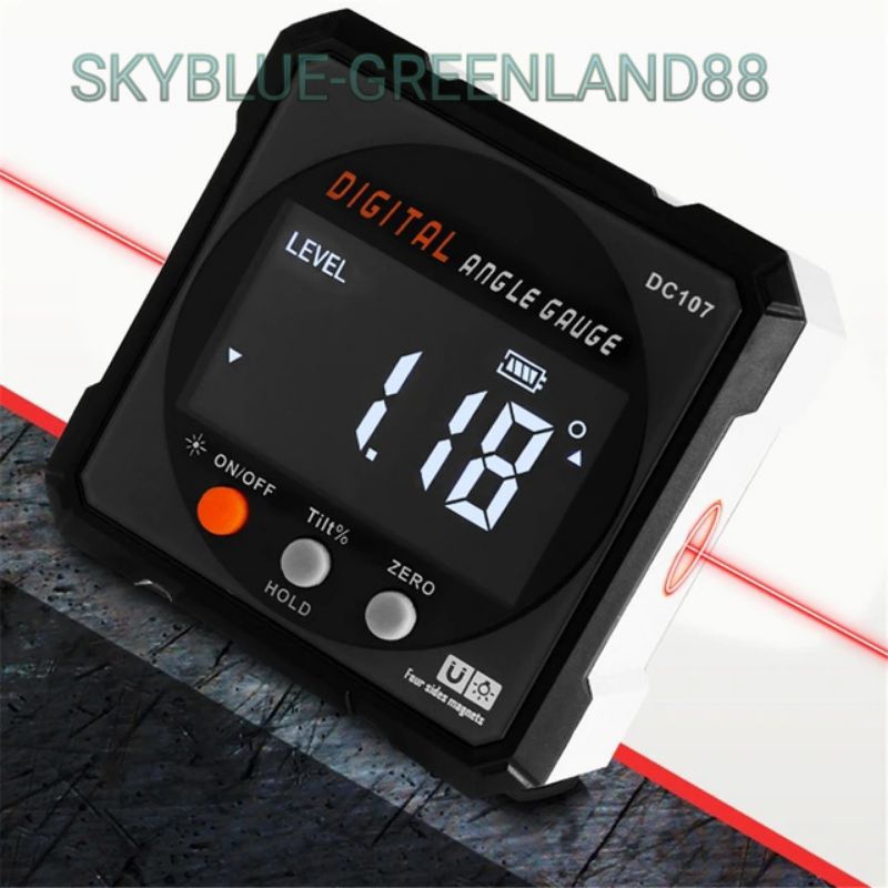 Jual Laser Digital Protractor Inclinometer Laser Level Angle Gauge ...