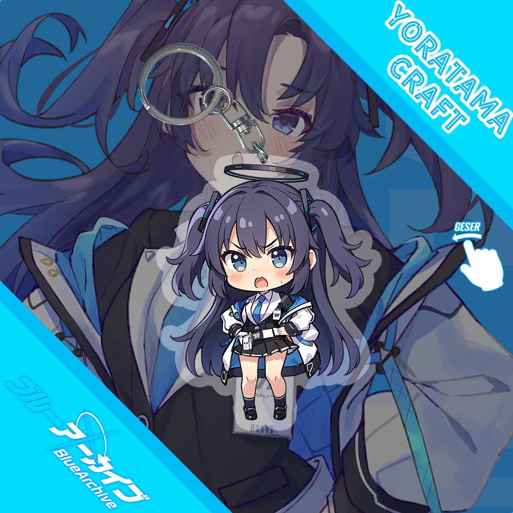 Jual Gantungan Kunci Blue Archive, Keychain Anime Lucu Murah | Shopee ...