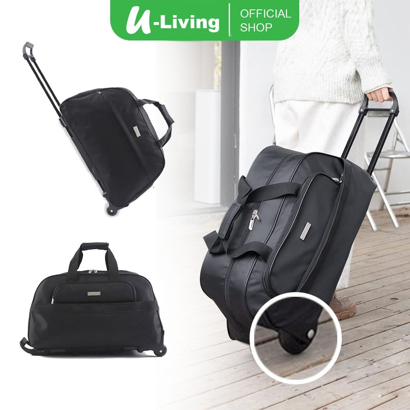 Jual U-Living Tas Trolley Duffel Motif Tas Koper Perjalanan Tas Troli ...
