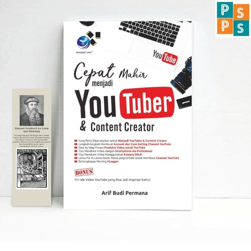 Jual BUKU ORIGINAL Buku mudah menjadi YouTuber profesional buku panduan ...