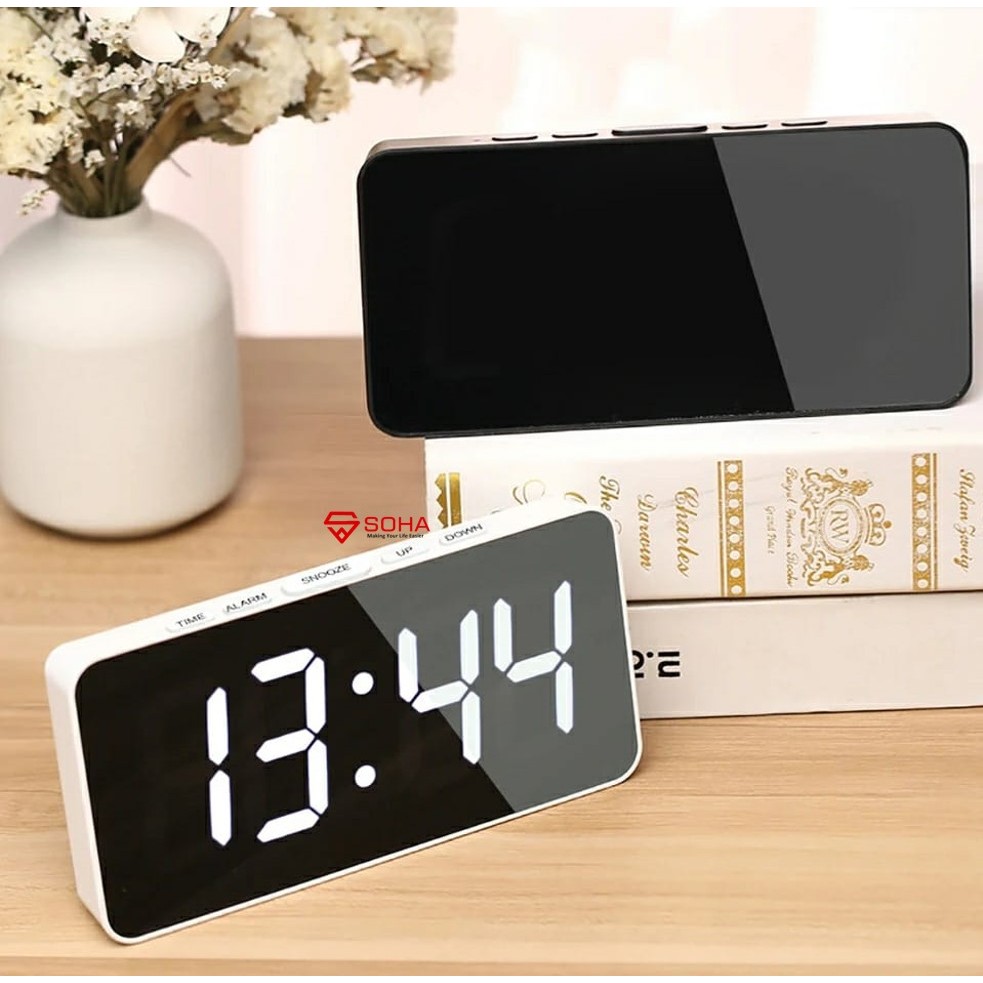 Jual JD-13 SOHA Jam Meja Digital Angka Besar Jelas Bisa 3 Alarm Snooze ...