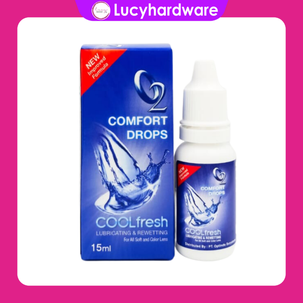 Jual O2 Comfort 15ml Eye Drops Tetes Softlens | Shopee Indonesia