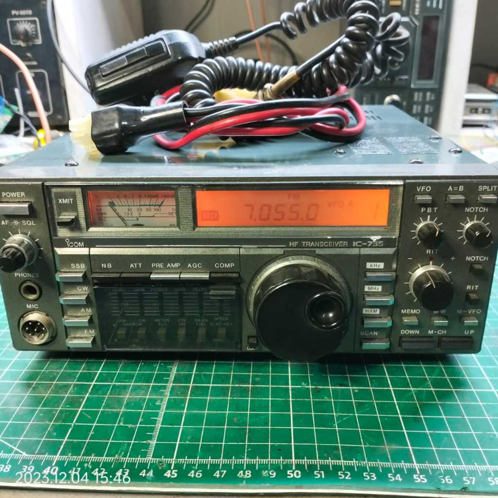 Jual Icom IC 735 HF All Band Tranceiver SSB Rig | Shopee Indonesia