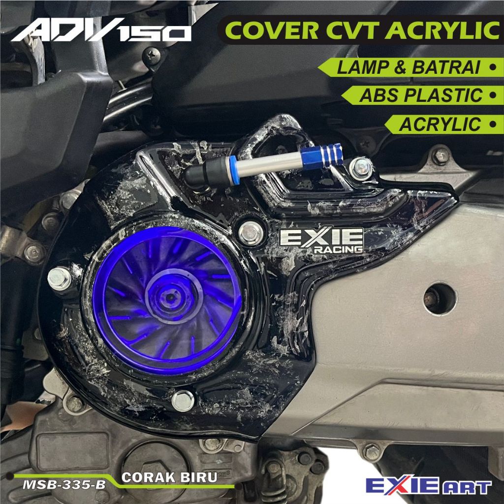 Jual Cover CVT Akrilik Honda ADV 150 Lampu Aksesoris Motor Exie Art ...