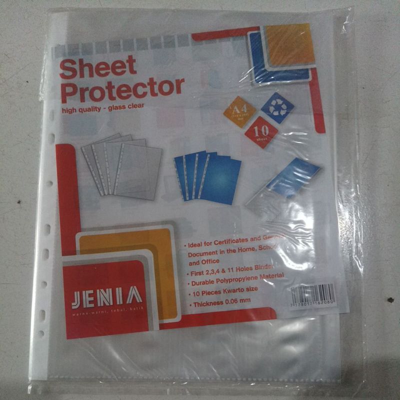 Jual sheet protector a4 10lembar | Shopee Indonesia