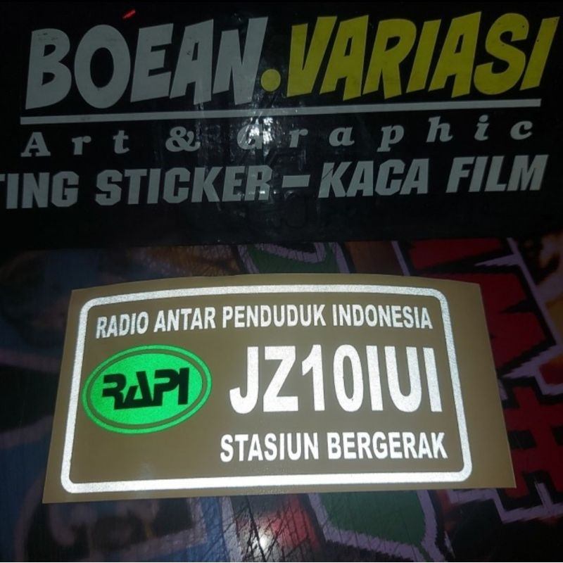 Jual Cutting sticker Stasiun Bergerak rapi motor mobil | Shopee Indonesia