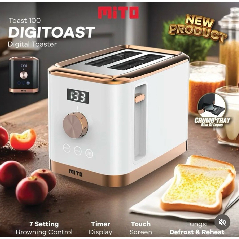 Jual Alat Panggang Roti Toast100 - Digital Toaster (DIGITOAST ...