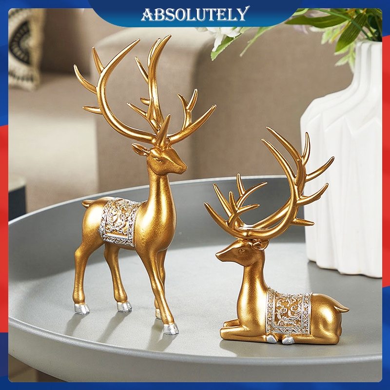 Jual Patung Hiasan Patung Rusa Daya Tarik Skandinavia Yang Kreatif Rusa ...