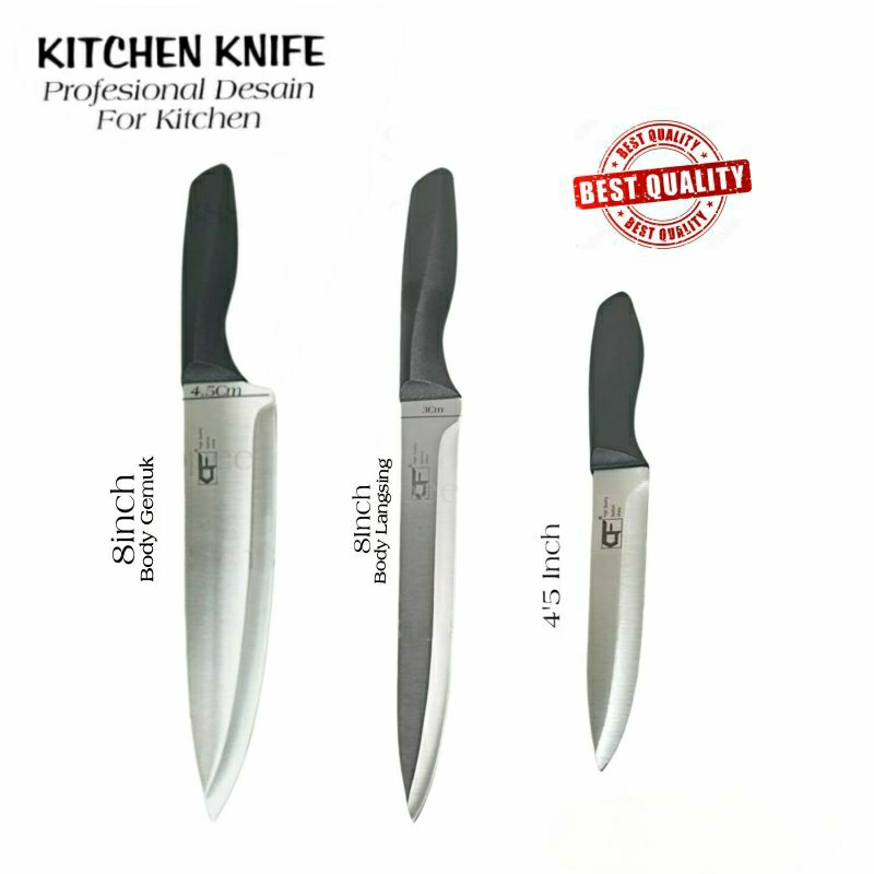 Jual A1 Pisau Filet Daging Pisau Dapur Stainless Berkualitas Tebal ...