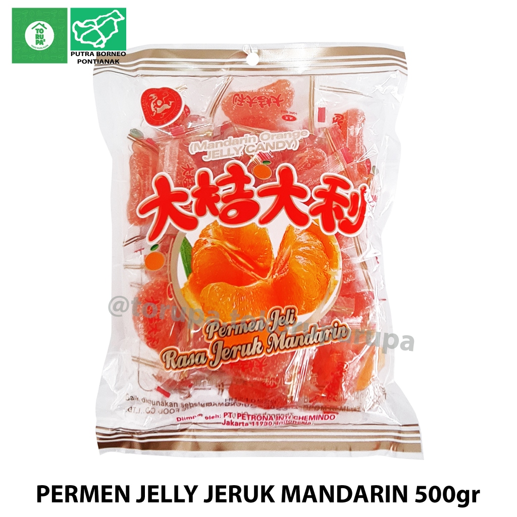 Jual Permen Jelly Jeruk 504gr / Permen Jeruk Mandarin Orange / Snack ...