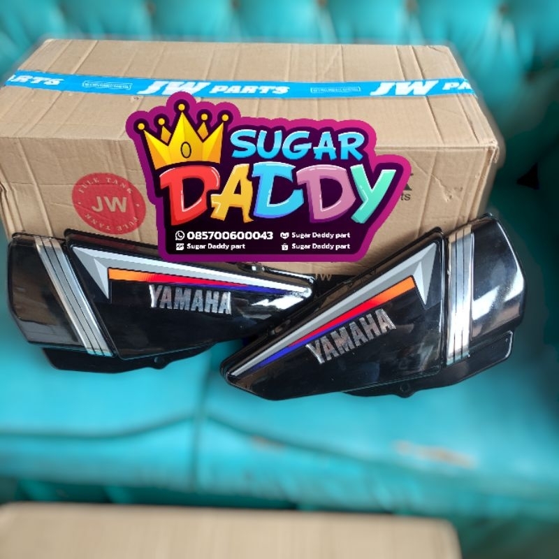 Jual Cover Aki Tutup Aki Bok Aki Yamaha Rx King Warna Hitam Tahun 2001 ...