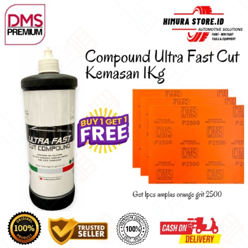 Jual [TERMURAH] COMPOUND ULTRA FAST CUT DMS PREMIUM 1KG (STEP1 ALL ...