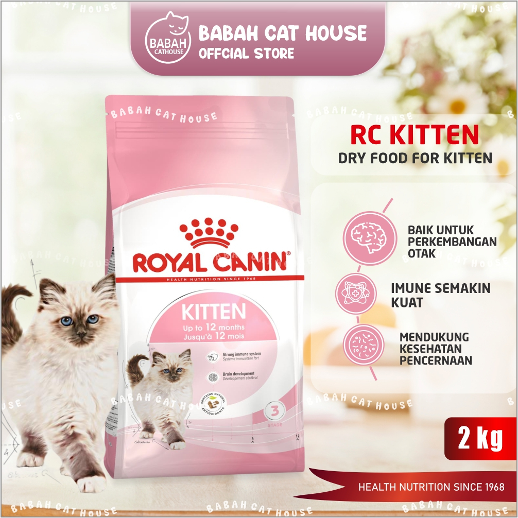 Jual 2KG ROYAL CANIN KITTEN Cat Food Rc Makanan Anak Kucing Kiten 36 ...