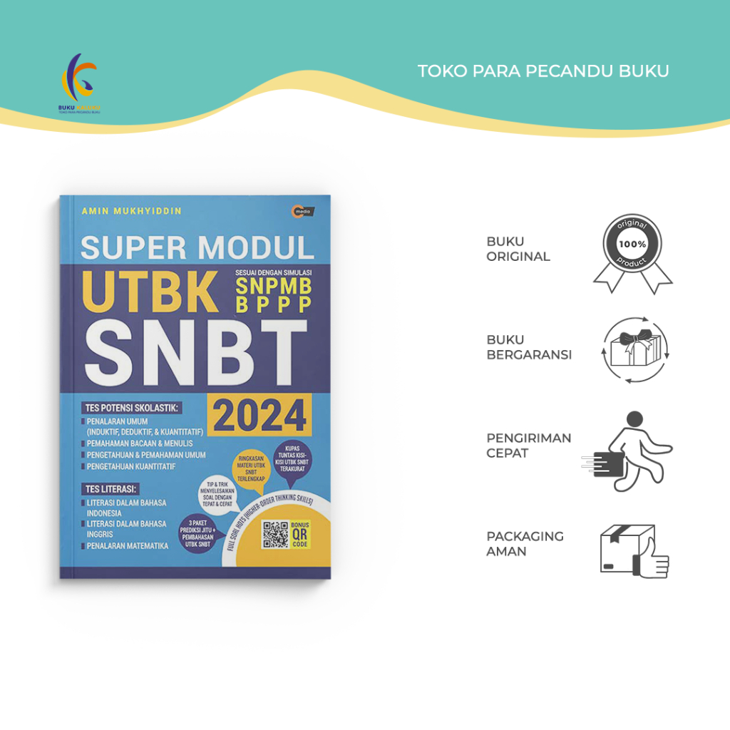 Jual Buku Referensi - Super Modul UTBK SNBT 2024 - Amin Mukhyiddin - CMedia - Bukukaluku ...