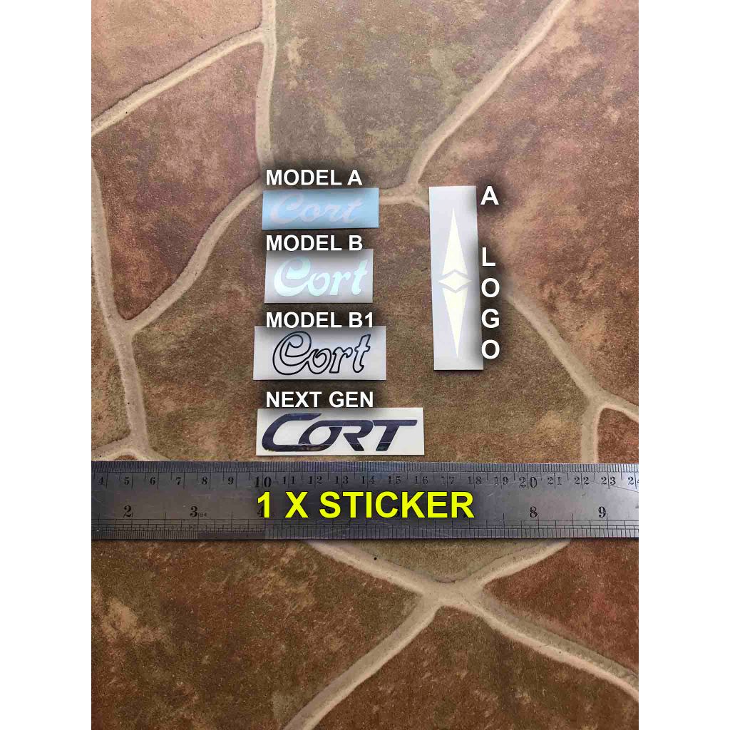 Jual Gitar Cort Headstock Logo Sticker Tempel Elektrik Akustik Folk ...