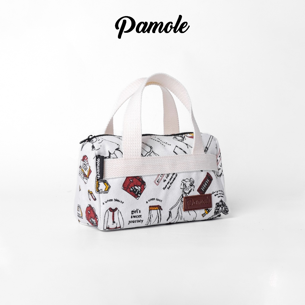 Jual Pamole Pouch Dompet Travelling Bahan Kanvas Motif Penutup ...