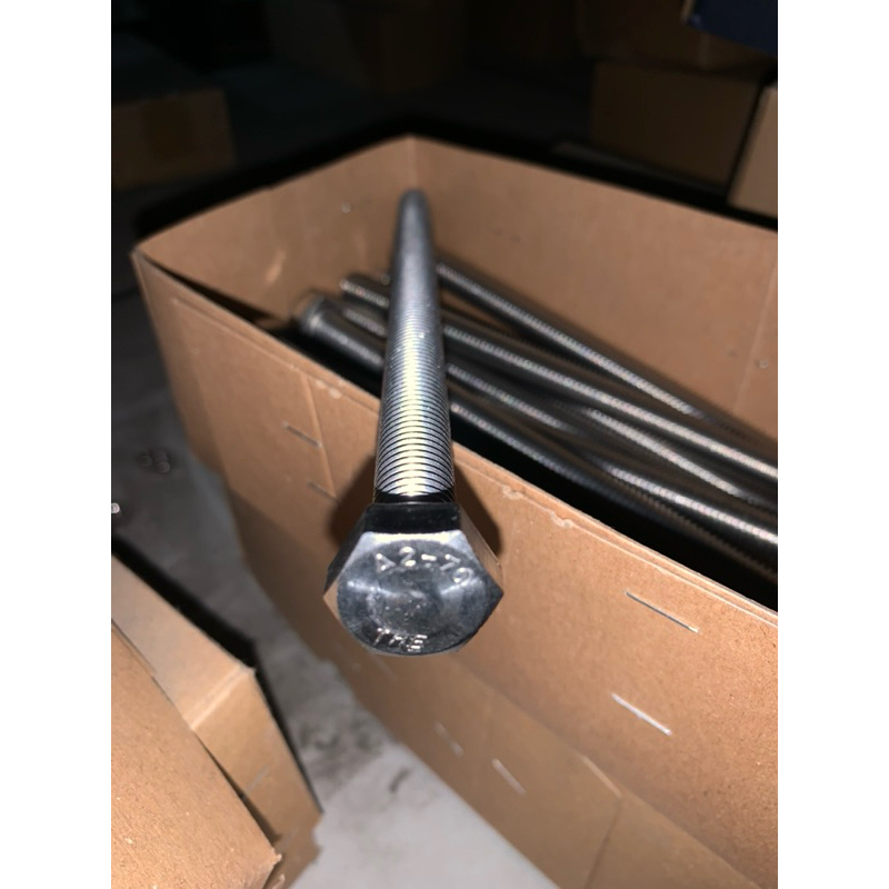Jual baut hex M12 x 200 (20cm) full drat stainless 304 THE A2-70 ...