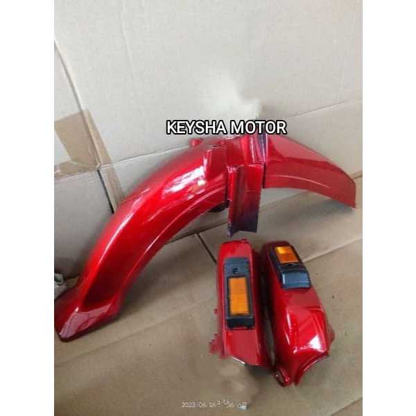 Jual SPAKBOR SLEBOR DEPAN HONDA ASTREA PRIMA SET TUTUP SHOCK DAN MATA ...