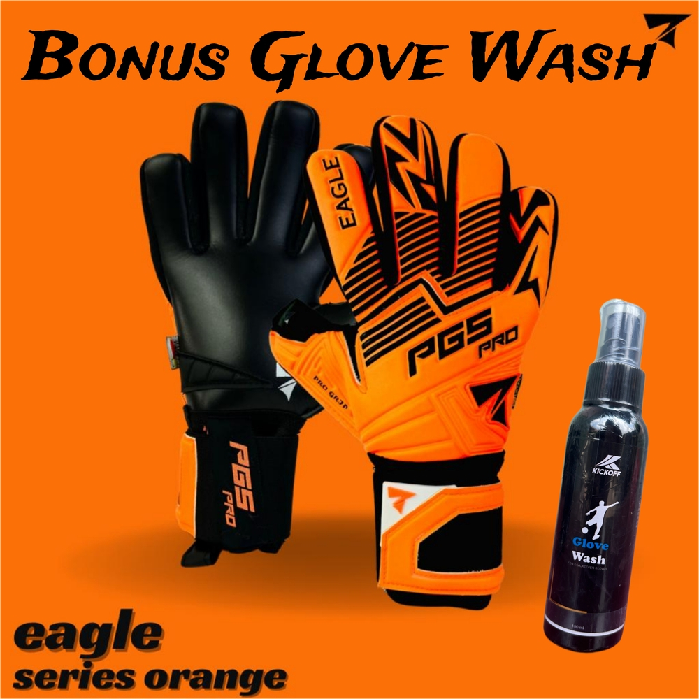 Jual Sarung Tangan PGS Pro Eagle PGS Winner Black Orange Bonus Glove ...