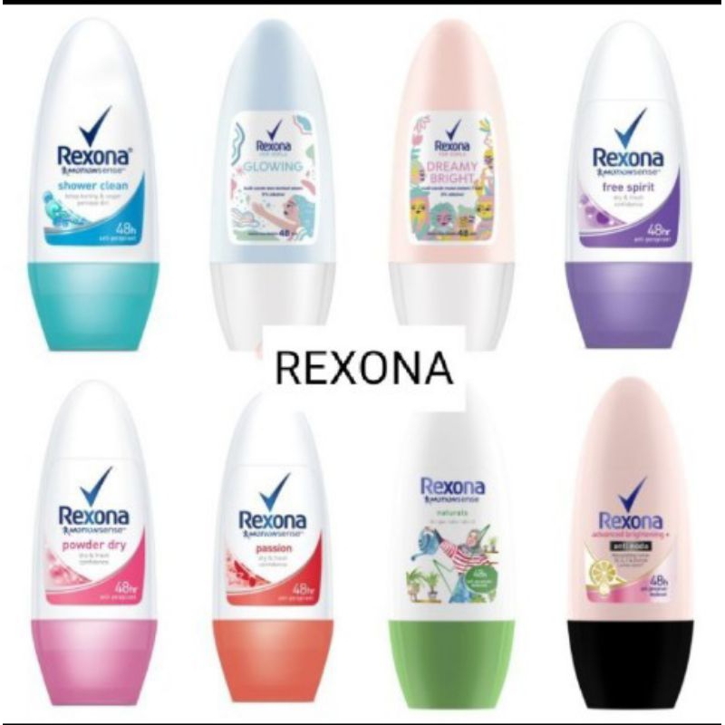 Jual Rexona roll on women deodorant 45 ML all varian | Shopee Indonesia