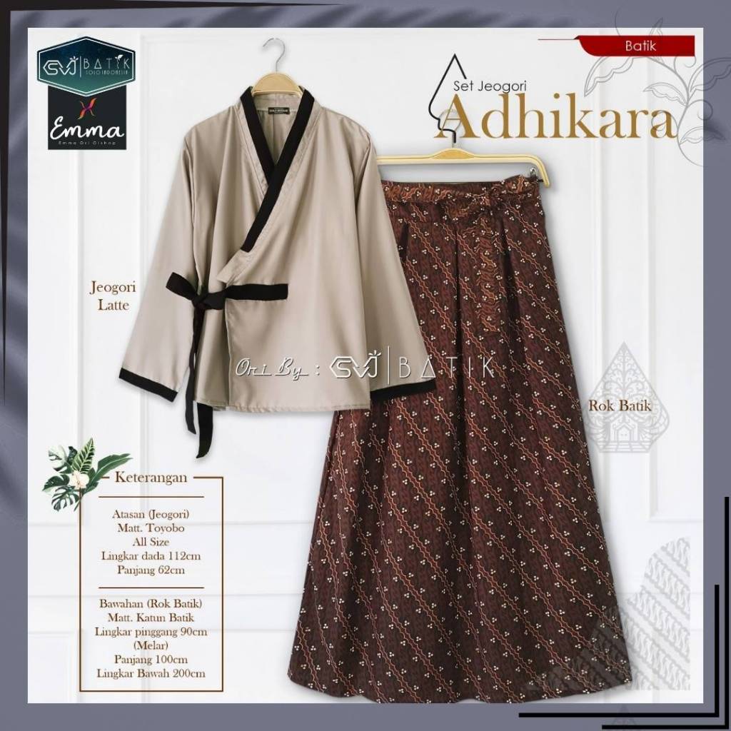 Jual SETELAN HANBOK BATIK WANITA HITAM COKLAT KATUN ORI SVJ | Shopee ...